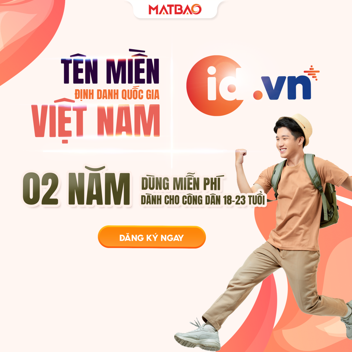 Hướng dẫn cách đăng ký tên miền ID.VN miễn phí tại Mắt Bão - Trung tâm ...